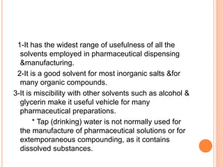 Solvent use in pharmaceutical | PPTX
