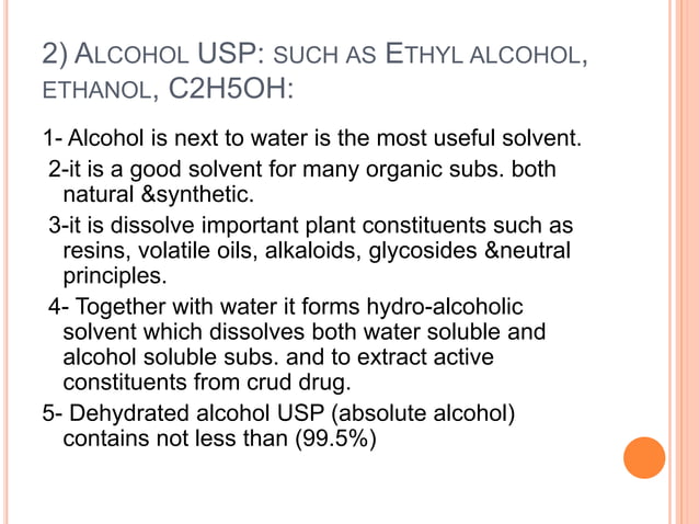 Solvent use in pharmaceutical | PPTX