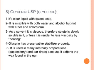 Solvent use in pharmaceutical | PPTX