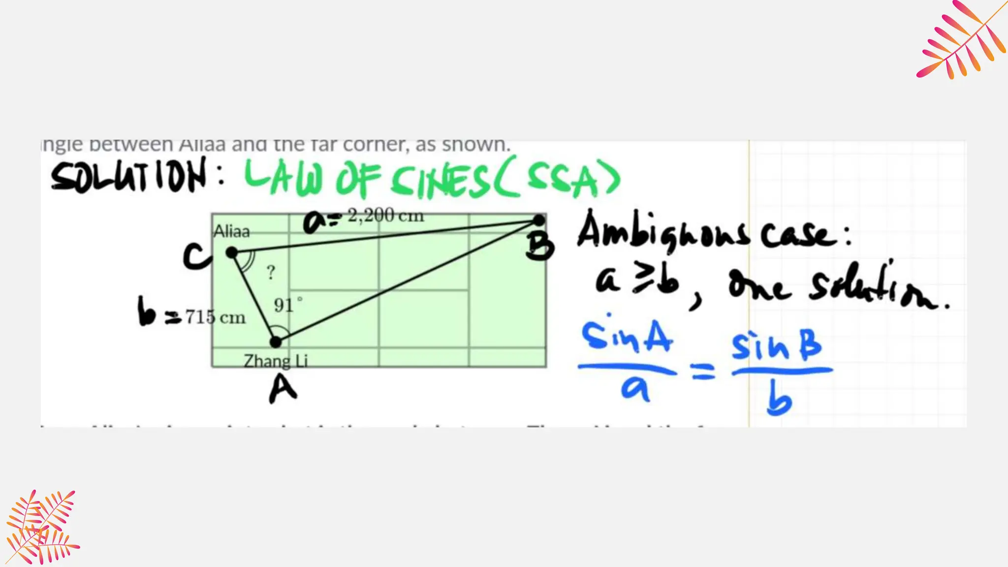 Solve Problems Involving Oblique Triangles.pptx