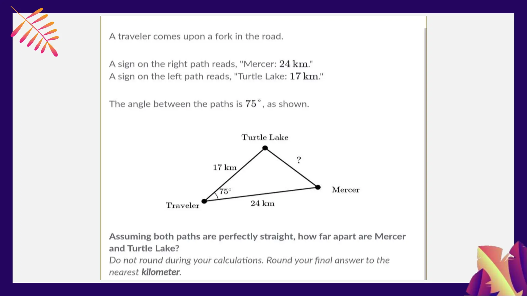 Solve Problems Involving Oblique Triangles.pptx Solve Problems Involving Oblique Triangles.pptx
