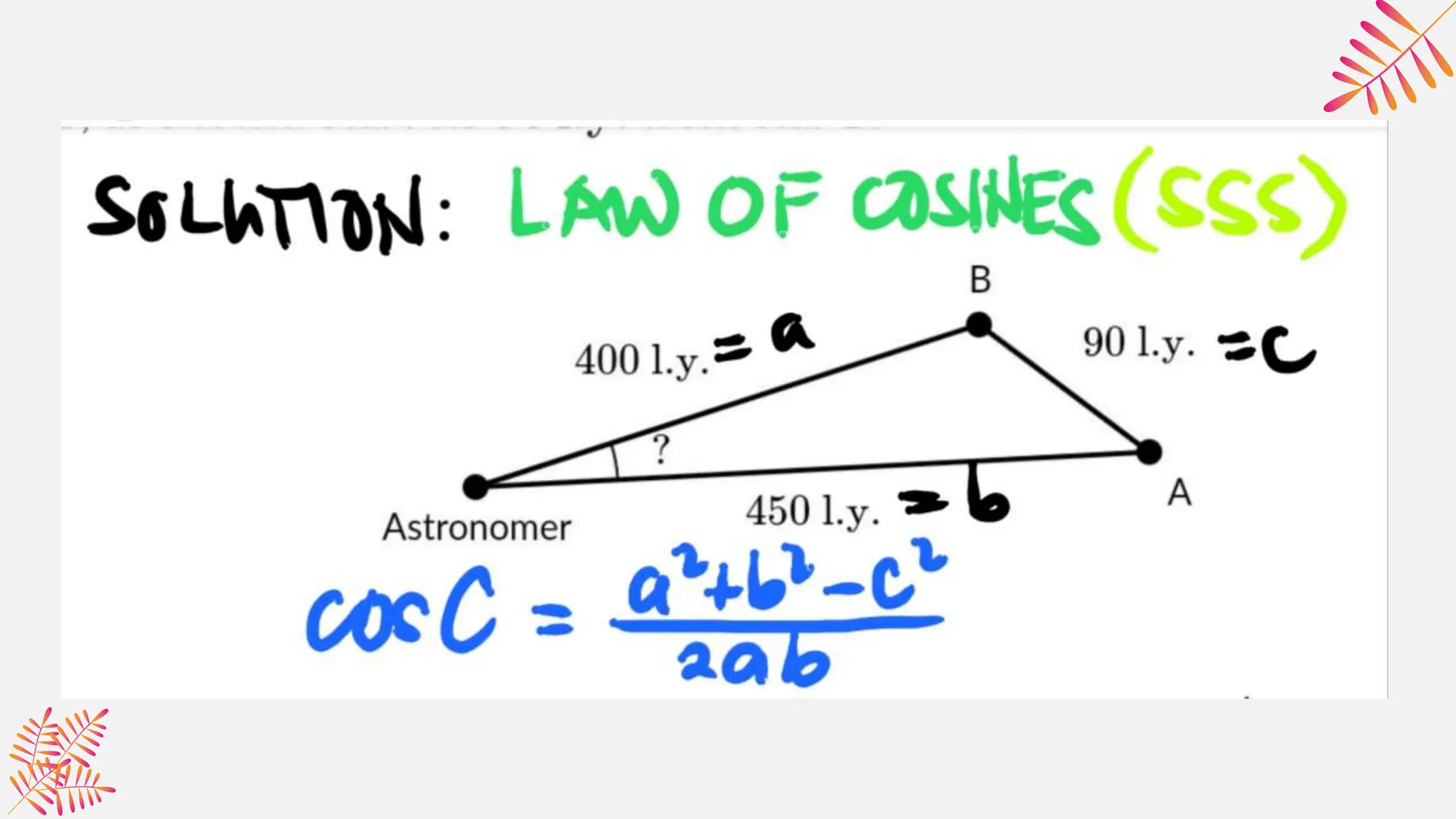 Solve Problems Involving Oblique Triangles.pptx Solve Problems Involving Oblique Triangles.pptx