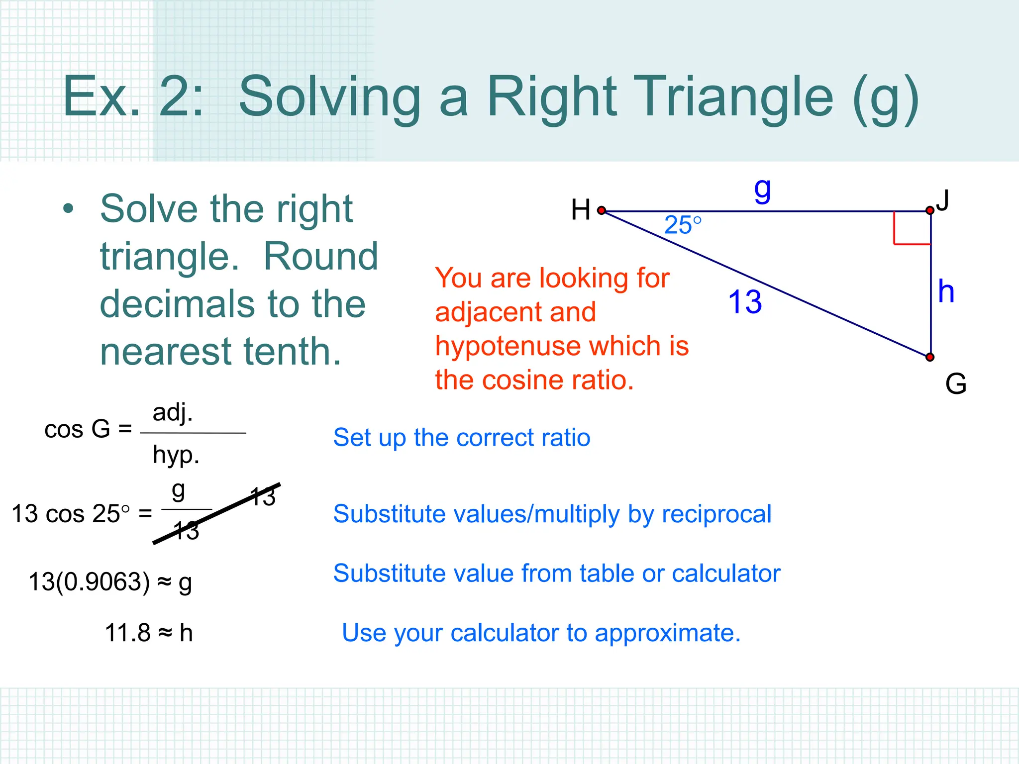 Solving The Right Triangles PowerPoint 2.ppt