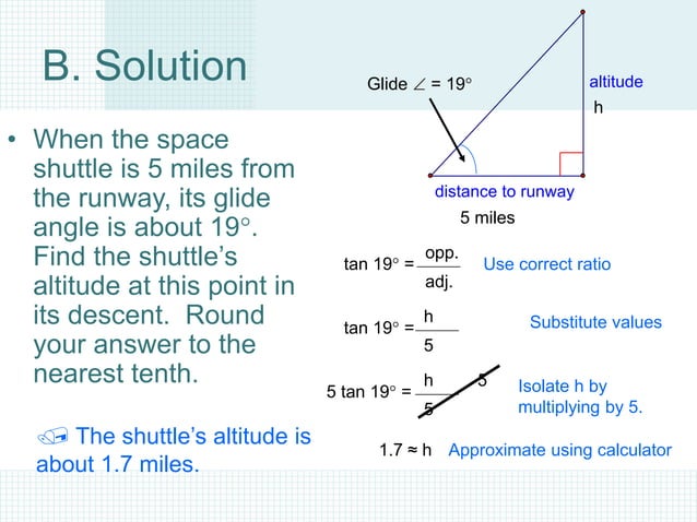 Solving The Right Triangles PowerPoint 2.ppt