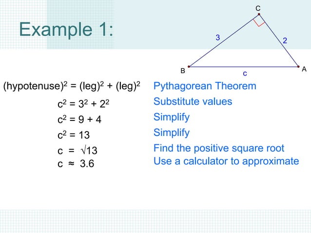 Solving The Right Triangles PowerPoint 2.ppt