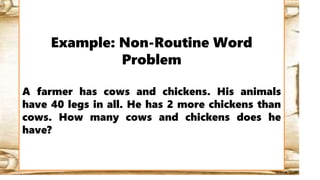 Solves Multi- step Routine and Non-routine Problems involving Division ...