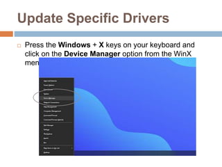 Solve Stop Code Memory Management on Windows.pptx