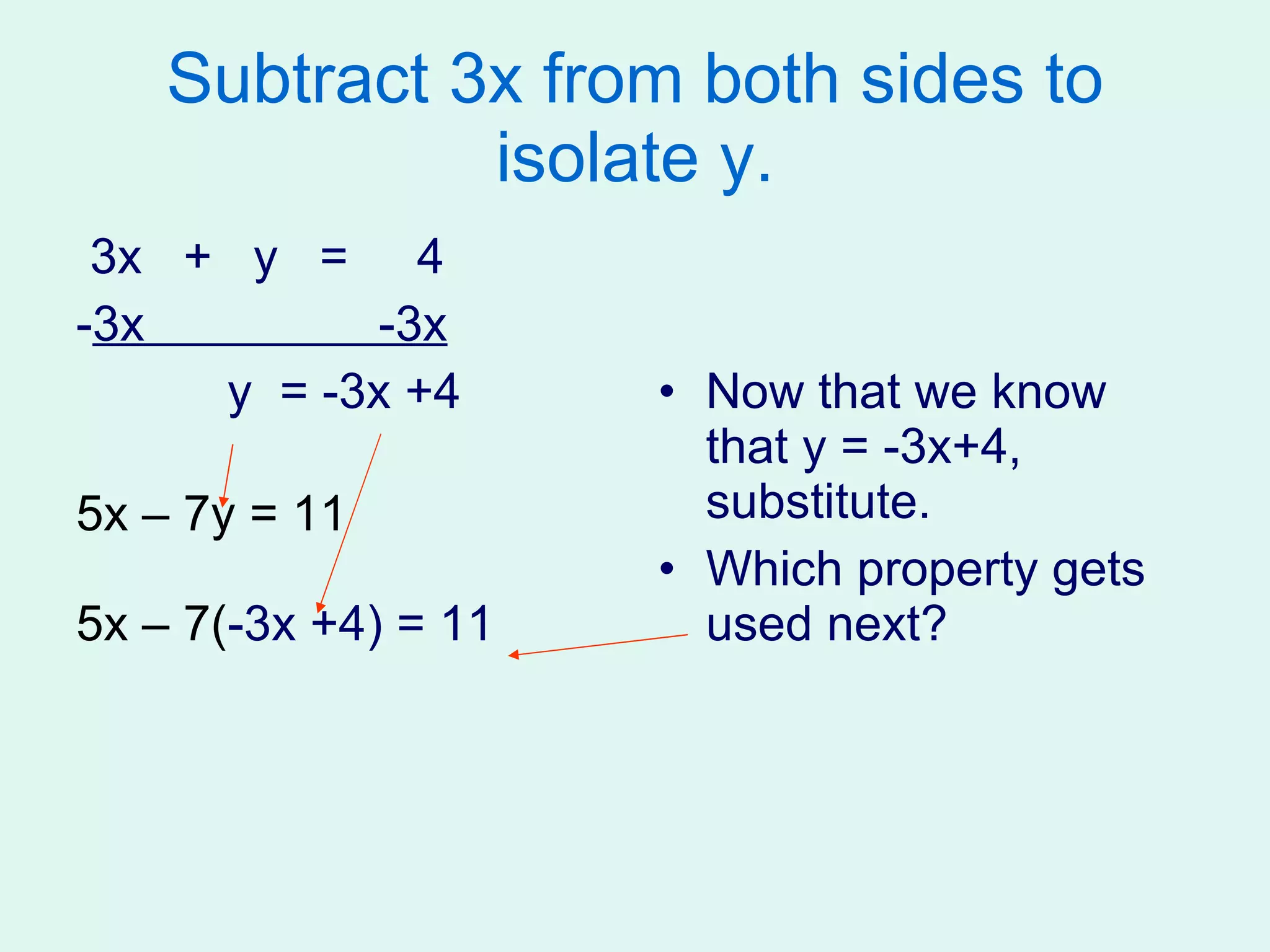 Solving Linear Equations | PPT