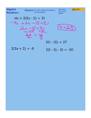 Solving Multi Step Equations And Inequalities.pdf