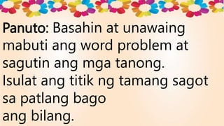 SOLVING-ONE-STEP-WORD-PROBLEM-INVOLVING-SUBTRACTION.pptx