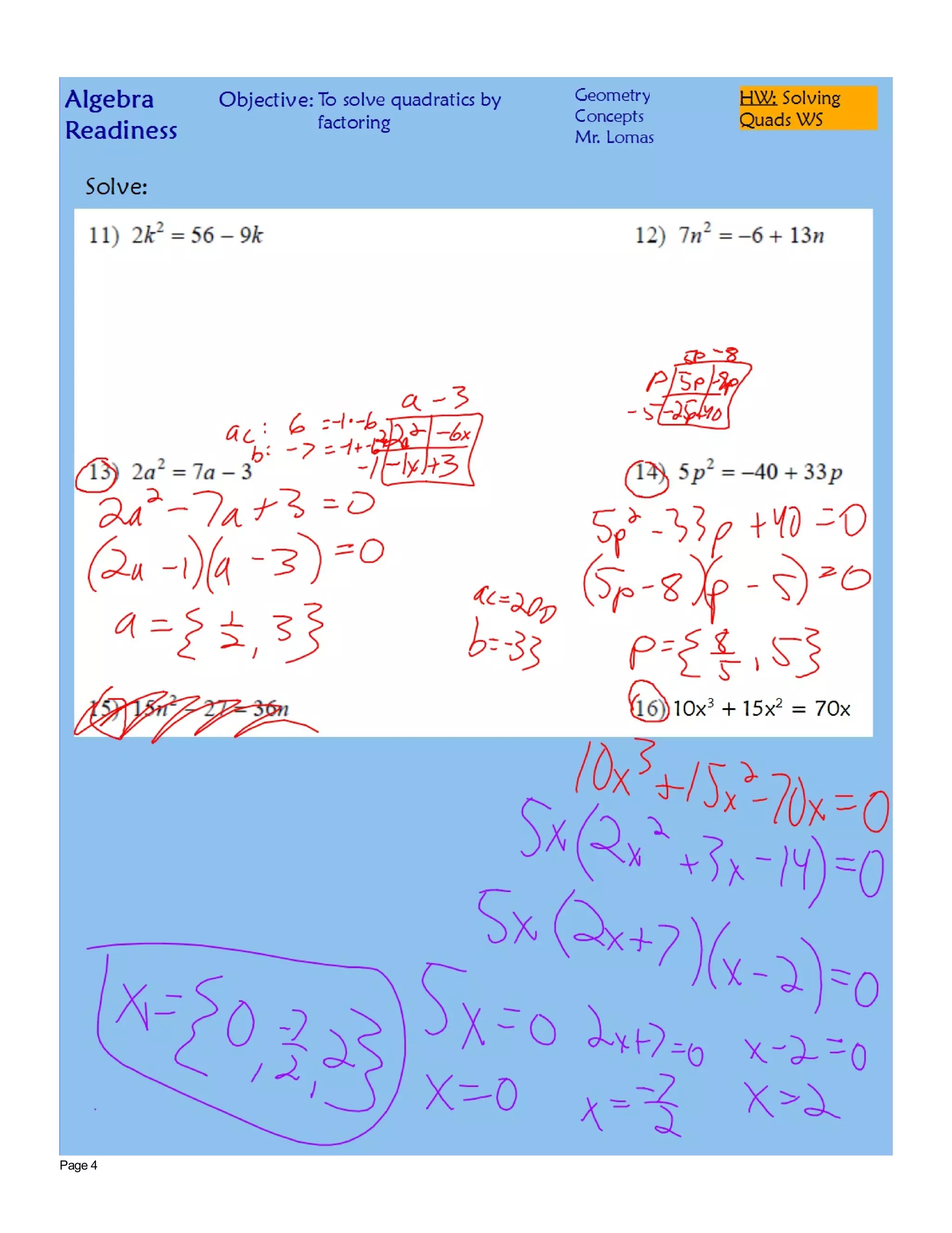 Solving Quadratics By Factoring Review Concepts.pdf