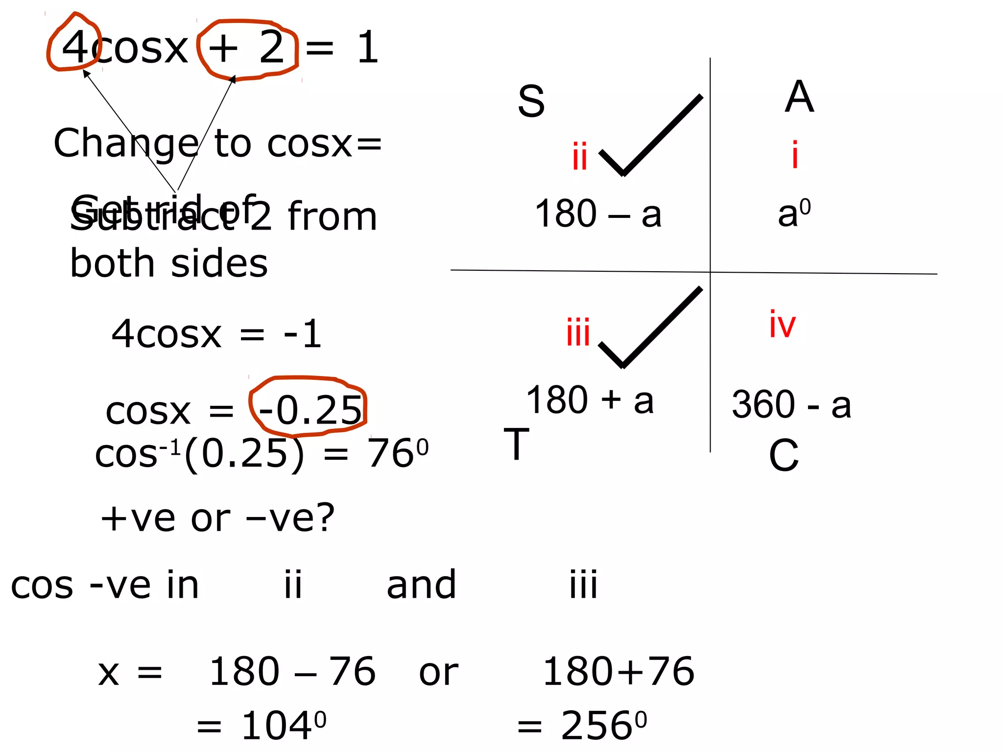 Solving trig equations higher | PPT