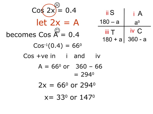 Solving trig equations higher | PPT