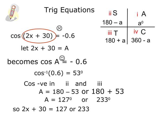 Solving trig equations higher | PPT