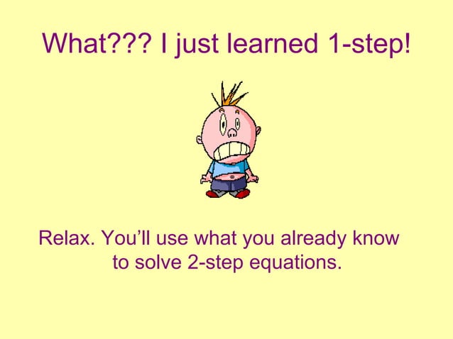 Solving 2 step variable equations | PPT
