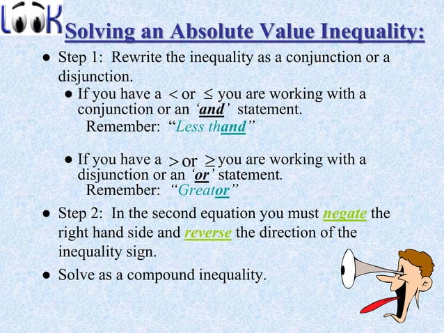 Solving Absolute Value Equations and Inequalities.ppt