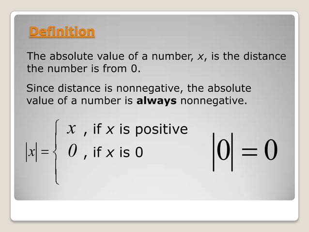 Solving Absolute Value Inequalities | PPTX | Physics | Science