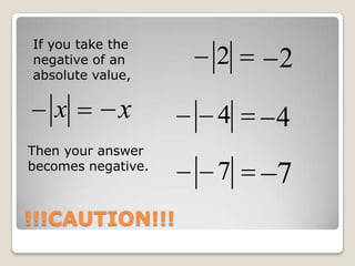 Solving Absolute Value Inequalities | PPTX