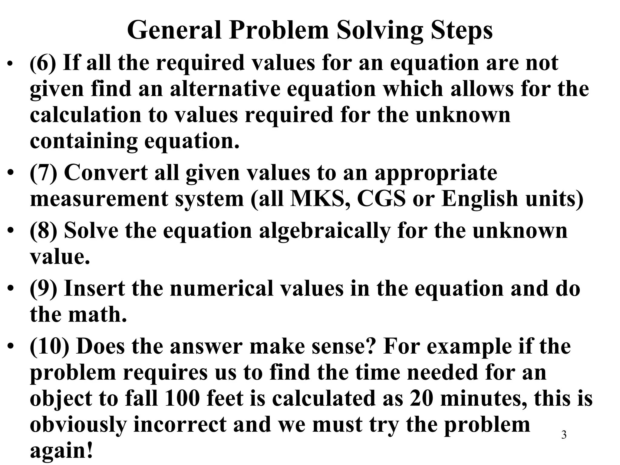 Solving Accelerated Motion Problems | PPSX