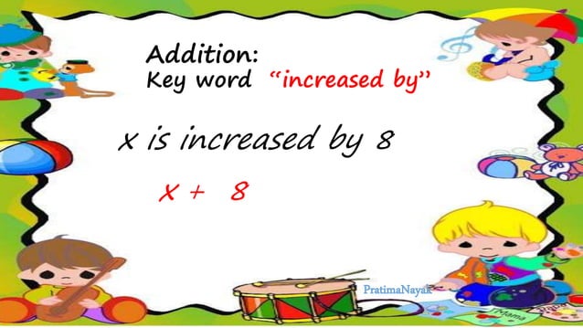 Solving addition word problem knowing key words | PPTX | Homework and ...