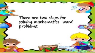 Solving addition word problem knowing key words | PPTX