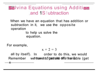 Solving Algebraic Equation for grade 5.pptx