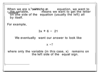 Solving Algebraic Equation for grade 5.pptx