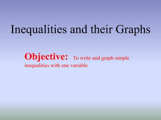 Solving and Graphing Inequalities.ppt