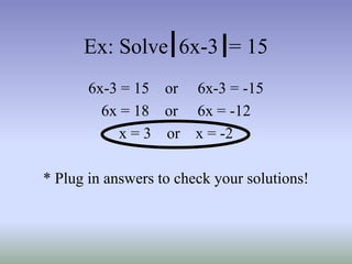 Solving and Graphing Inequalities PRESENTATION | PPT