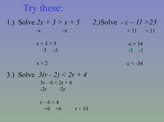 Solving and Graphing Inequalities.pptSolving and Graphing Inequalities.ppt