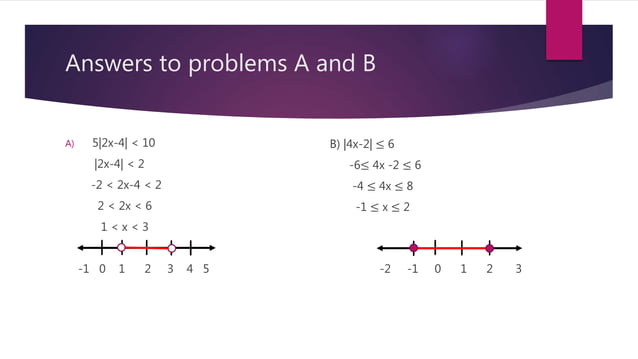Solving and graphing inequalities lecture 1 | PPTX
