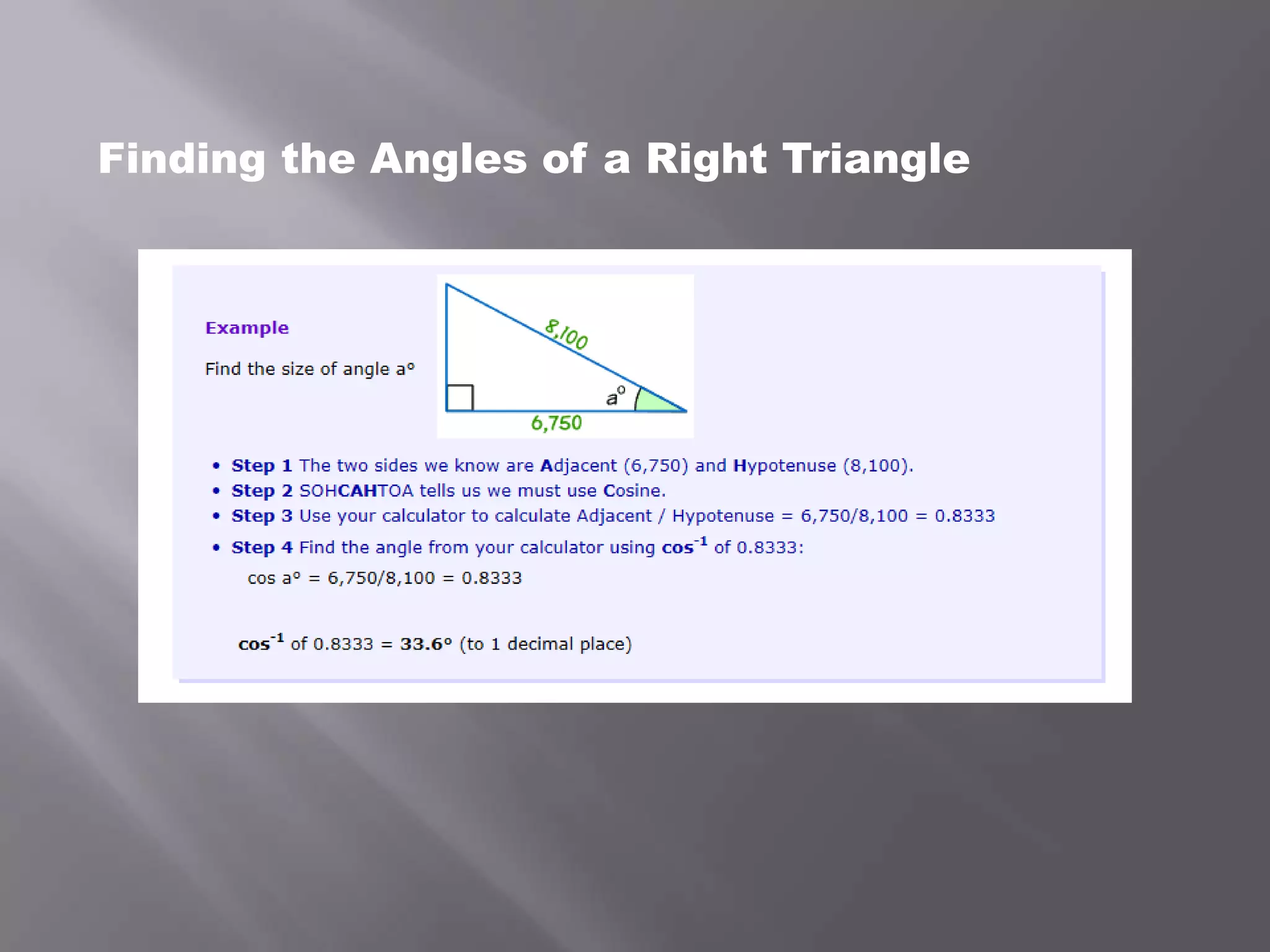 Solving a right_triangle_given_two_sides | PPTX