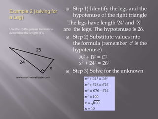 Solving a right_triangle_given_two_sides | PPTX