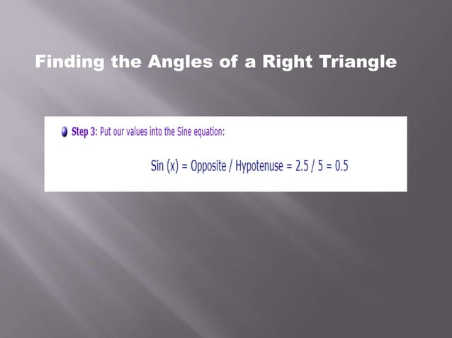 Solving a right_triangle_given_two_sides | PPTX | Physics | Science