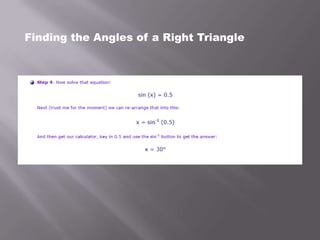 Solving a right_triangle_given_two_sides | PPTX