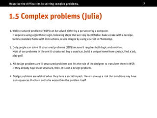 Solving complex problems through design | PPT