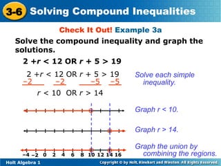 Solving Compound Inequalities .ppt