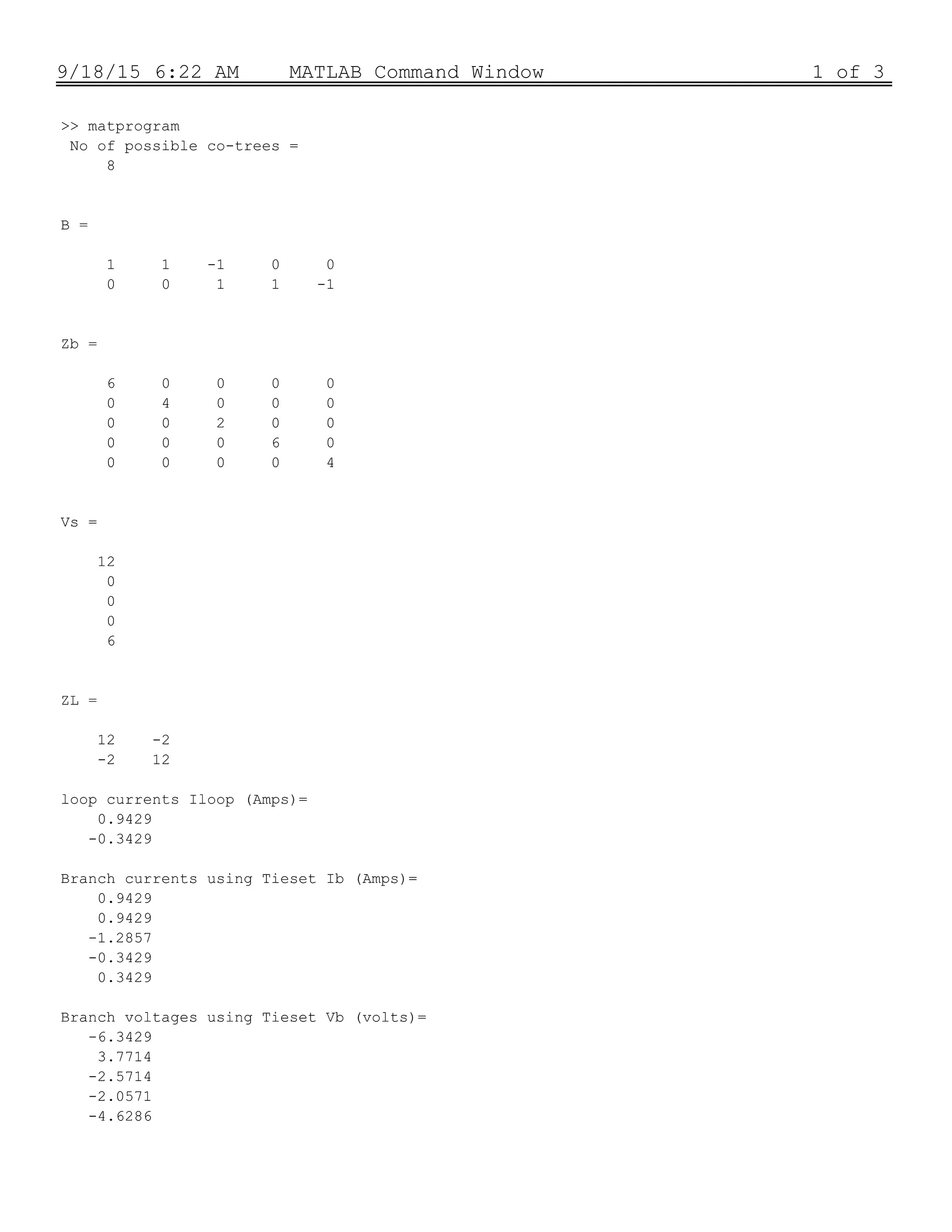 Solving electric circuits using graph theory | PDF