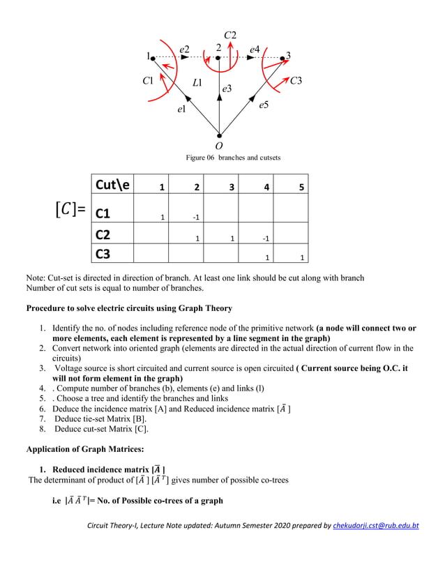 Solving Electric Circuits Using Graph Theory Pdf Computer