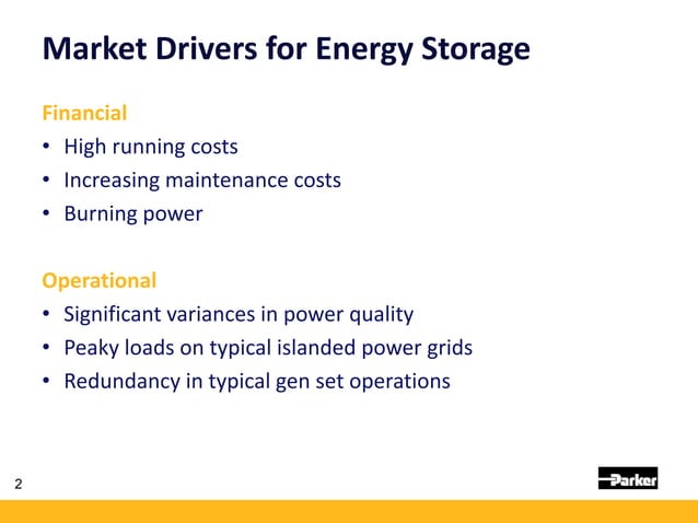 Solving Energy Storage Challenges Offshore | Offshore Europe 2017 | PPT