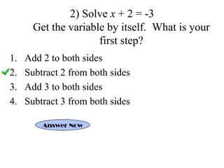 Solving eqnsaddsub | PPT