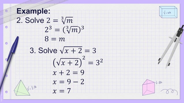 Solving Equation Involving Radical Equation.pptx