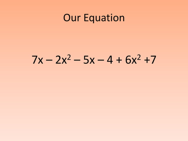 Solving Equations by Combining Like Terms | PPTX