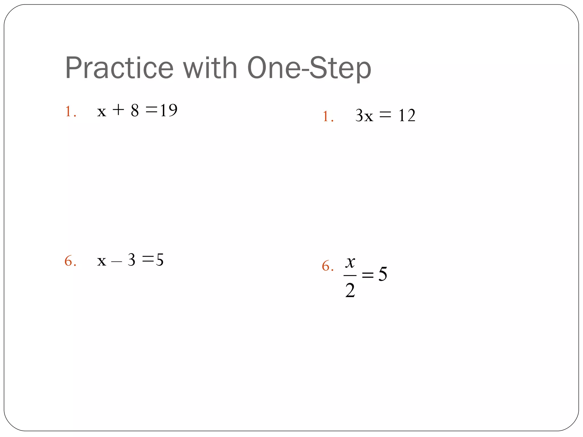 Solving equations | PPT