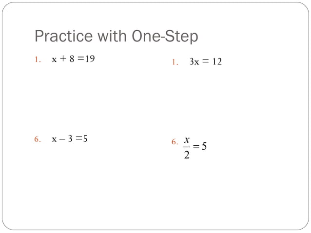Solving equations | PPT