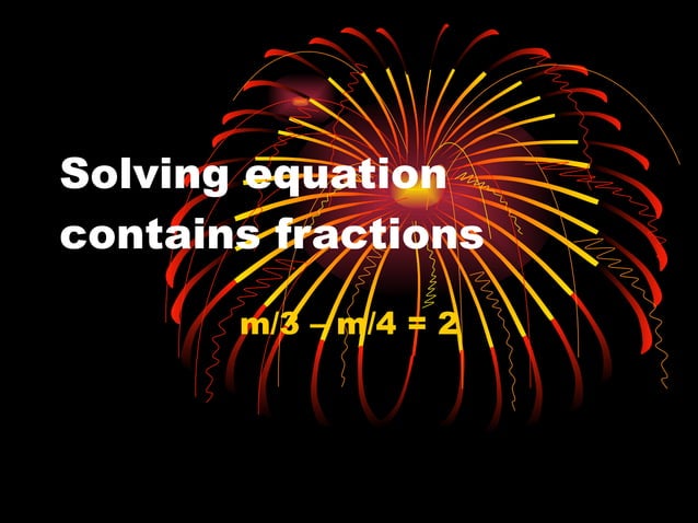 Solving equations | PPT | Physics | Science
