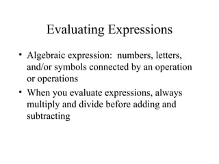 Solving Equations And Inequalities For 6th | PPT