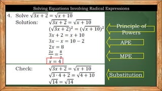 Solving Equations Involving Radical.pptx