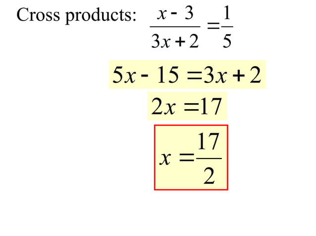 Solving Fractional Equations Quadraticppt