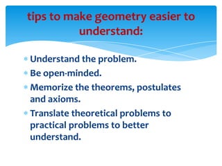 Solving geometry related problems | PPTX